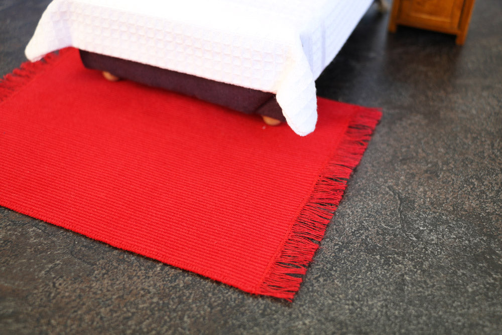 Red Floor Rug – CLD Miniatures